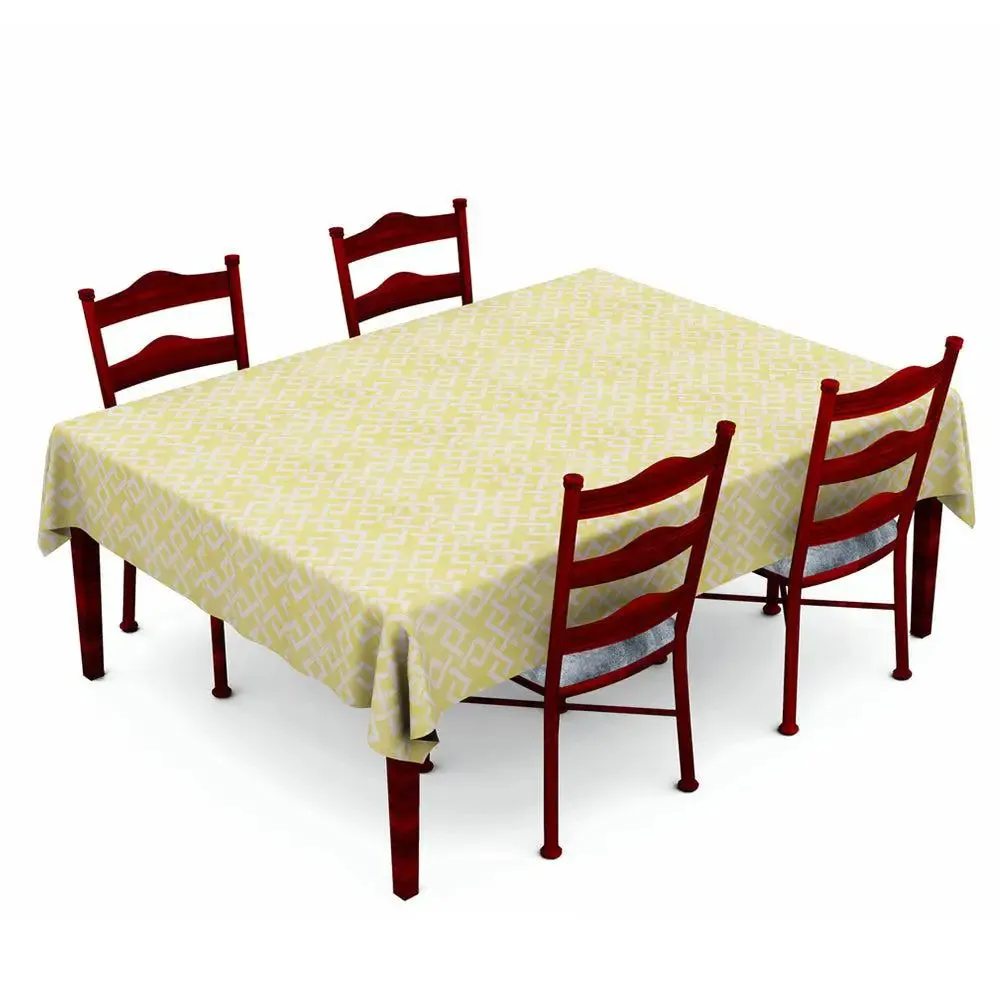 Lushomes Jigsaw Peva Tablecloth with Smooth Flannel Backing (Pack of 1 ...