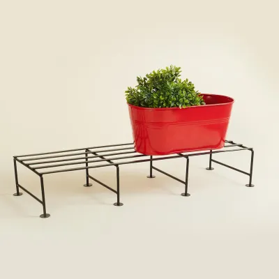 Rectangular Planter Metal Stand - WallMantra